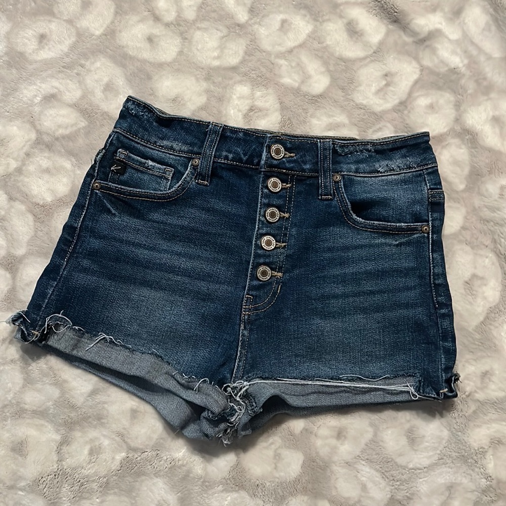 Kancan Roxie Ultra High Rise Jean Shorts Size Medium … - Gem